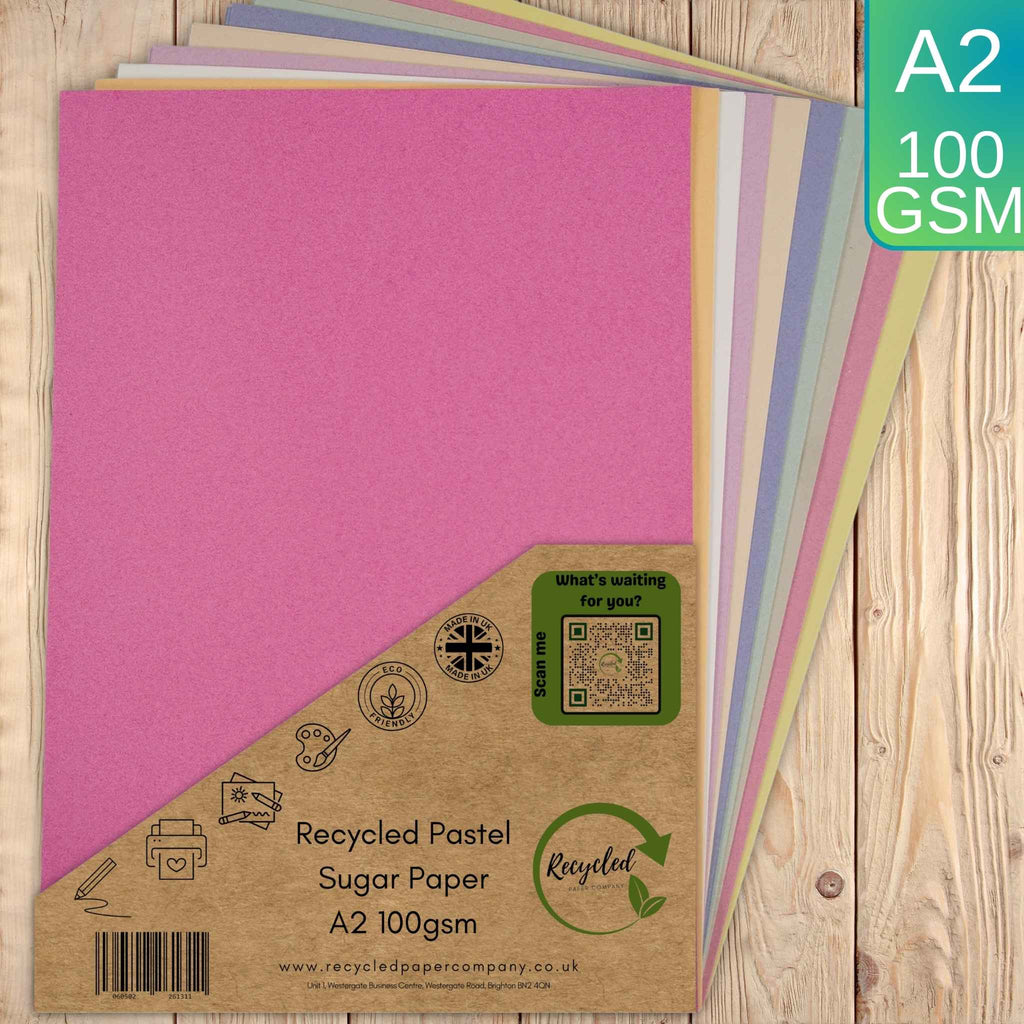 Coloured Sugar Paper Collection – Recycled Paper Company