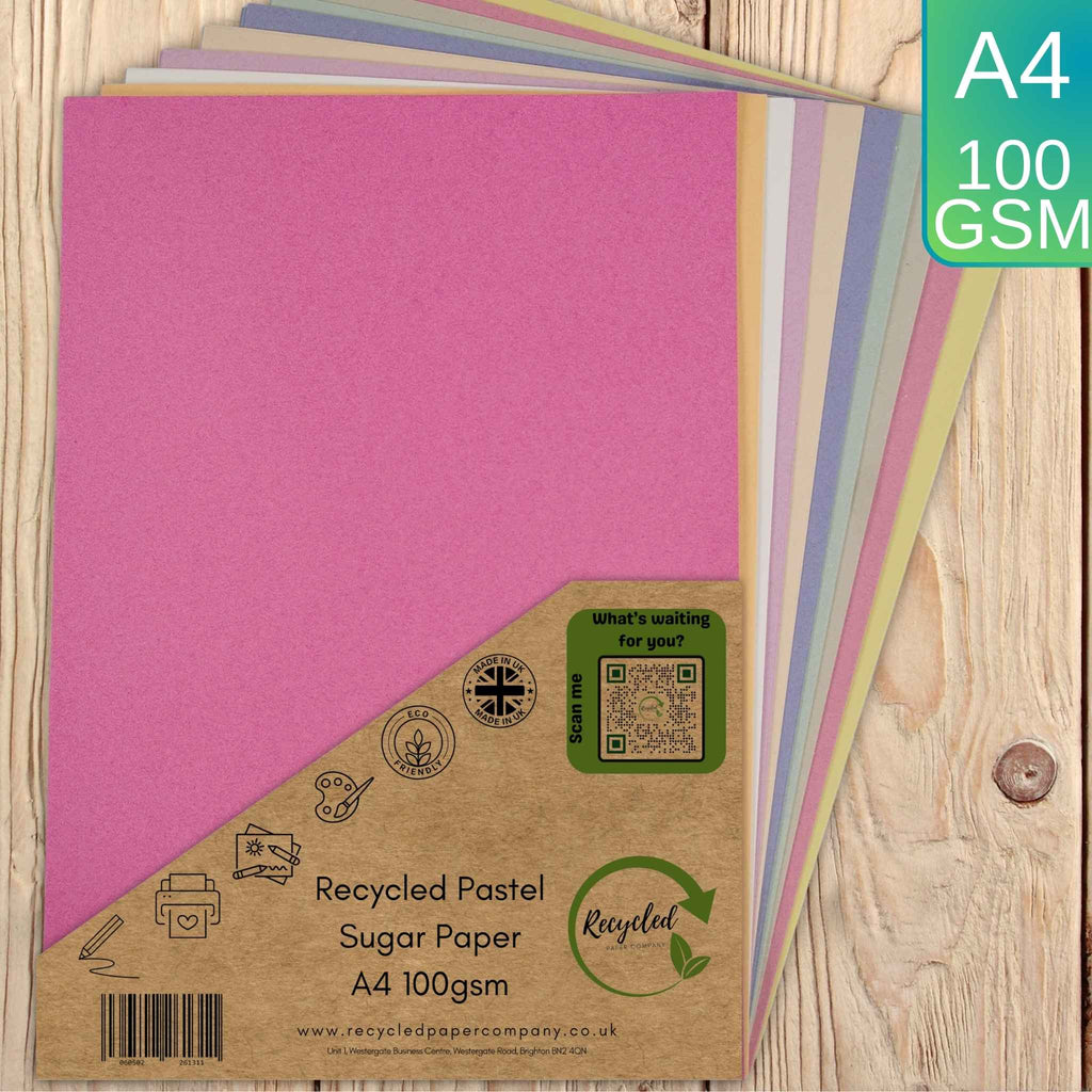 Coloured Sugar Paper Collection – Recycled Paper Company