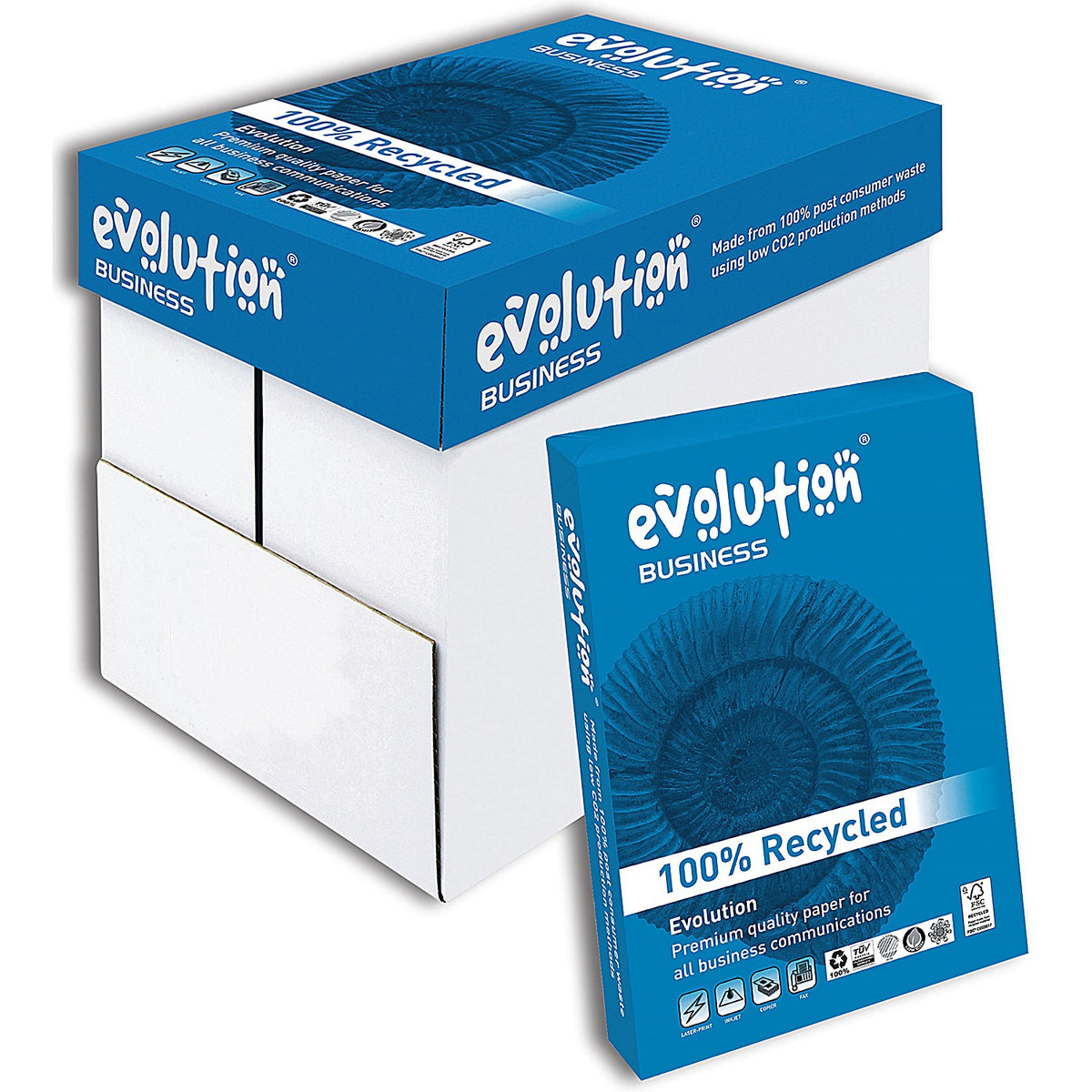 Evolution A4 90gsm Recycled Paper – Eco-Friendly Office Paper ...