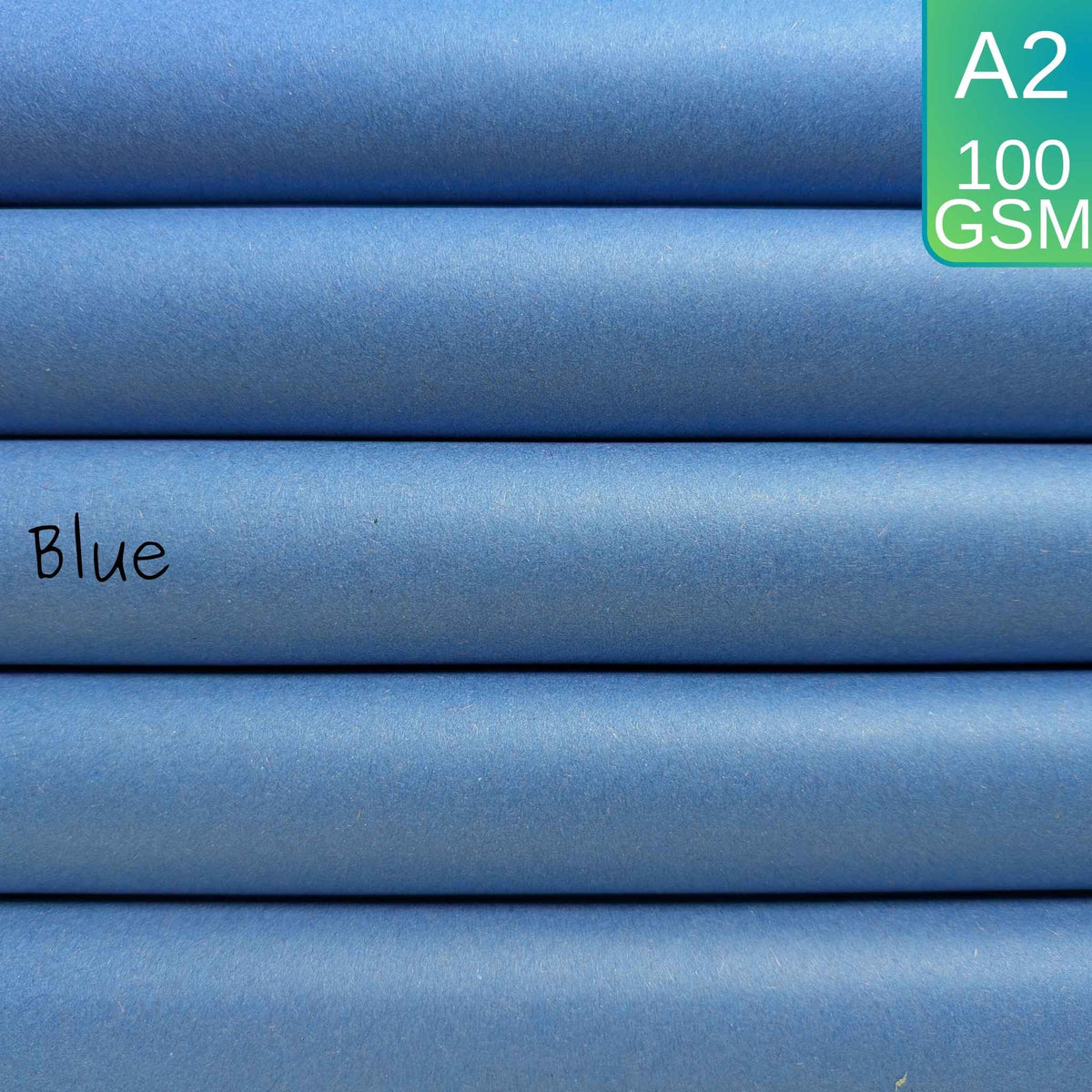 100% Recycled Blue Sugar Paper A2 100gsm – Recycled Paper Company