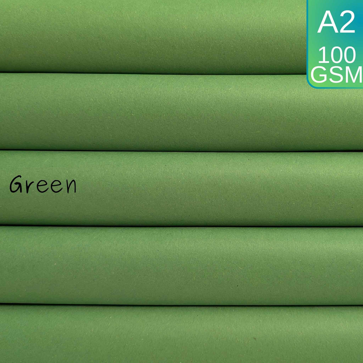 A2 Green Sugar Paper Recycled 100gsm – Recycled Paper Company